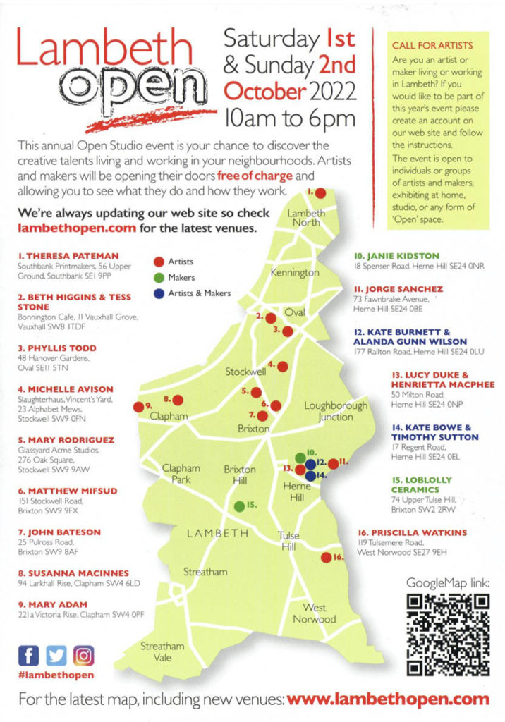 Lambeth Open – Tess and Beth in the Centre - Bonnington Centre